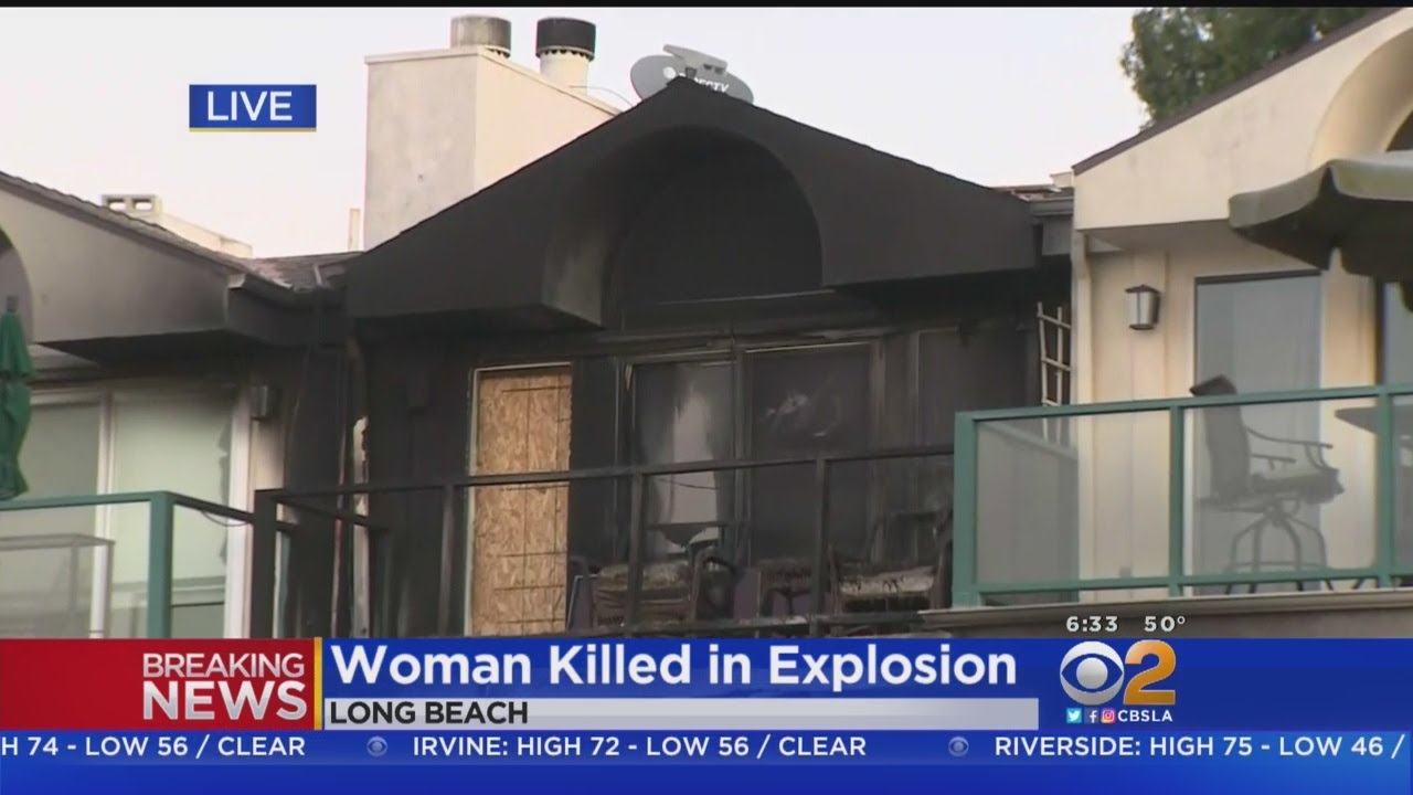 Woman Dies After Explosion In Long Beach Apartment - YouTube
