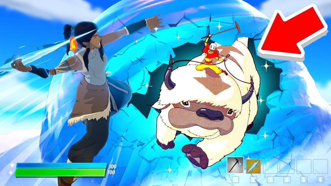 DESCONGELANDO O AVATAR ANTES DA HORA no FORTNITE! *AANG E APPA* - YouTube