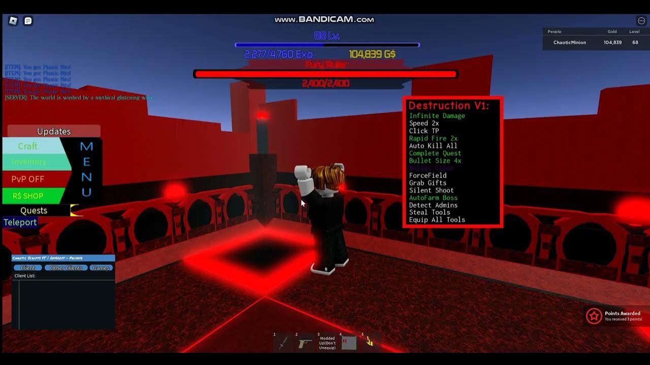 Destined Ascension Exploit Script GUI - YouTube