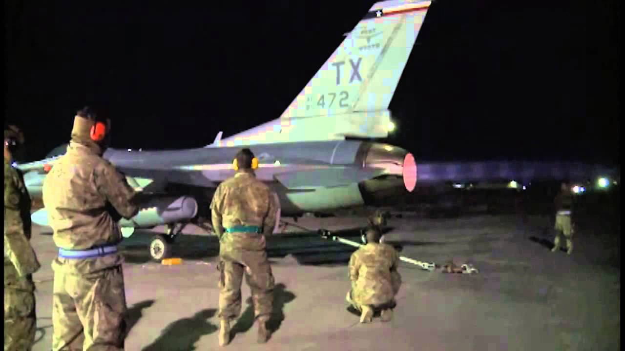 F-16 Fighter Jet Trim Run - YouTube