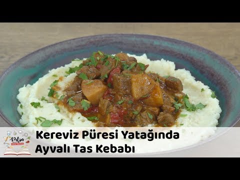 Kereviz Püresi Yatağında Ayvalı Tas Kebabı Tarifi