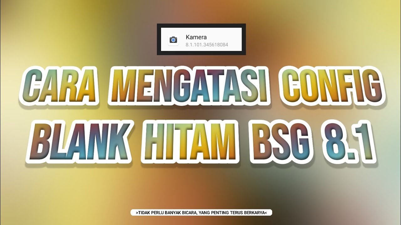 TUTORIAL CARA MENGATASI CONFIG 👉 BLACK LAYAR / BLANK HITAM 👈 DI GCAM ...