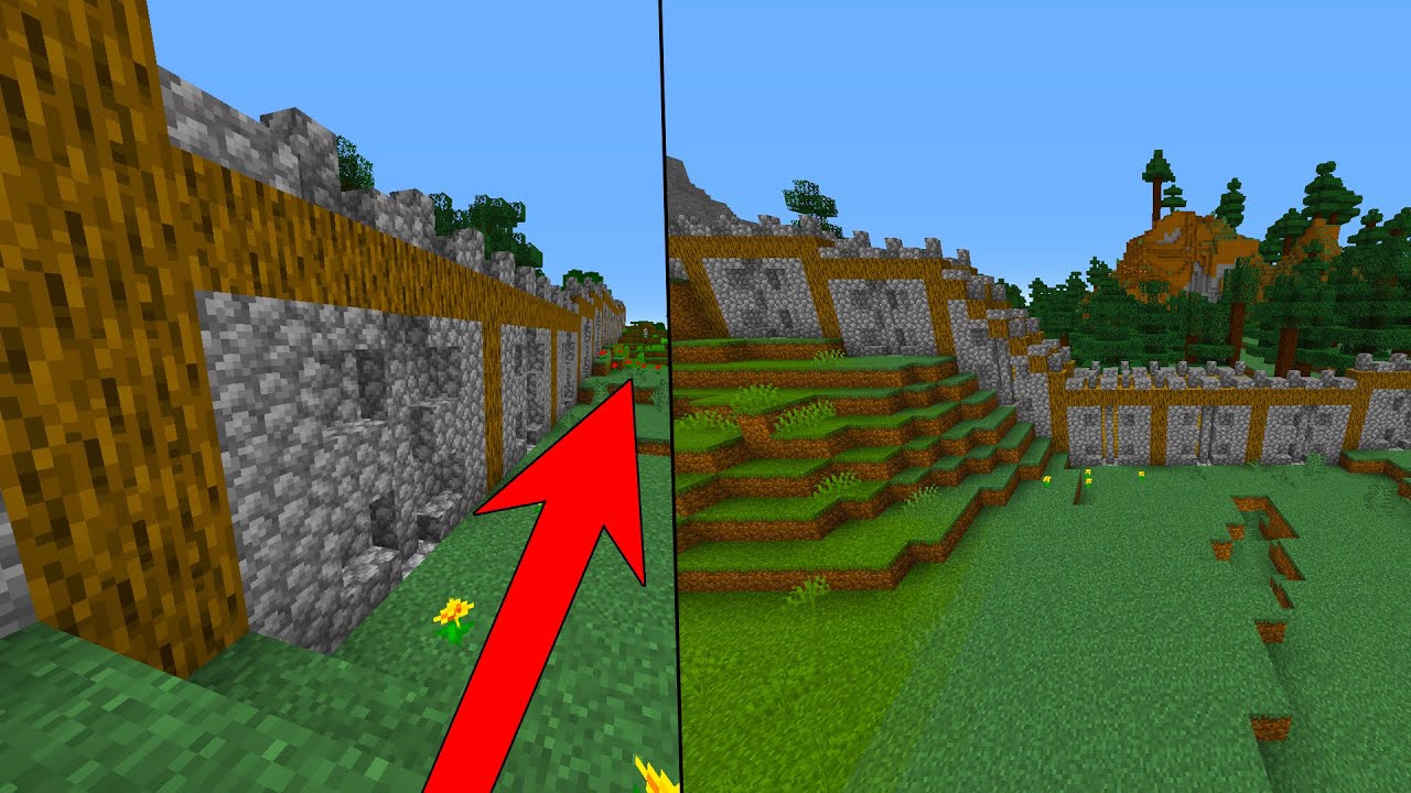 ONEINDIG LANGE MUUR BOUWEN IN MINECRAFT 1.16 - YouTube