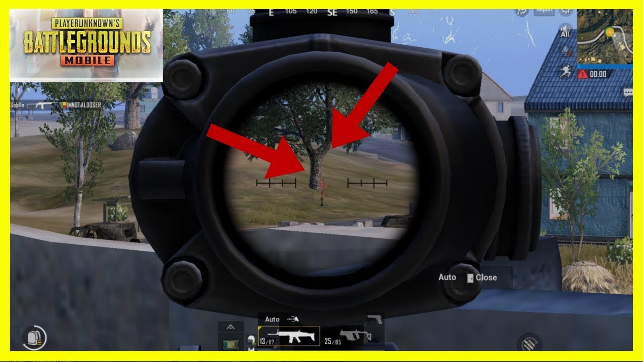 How to shoot a player hiding behind a tree in pubg mobile - YouTube