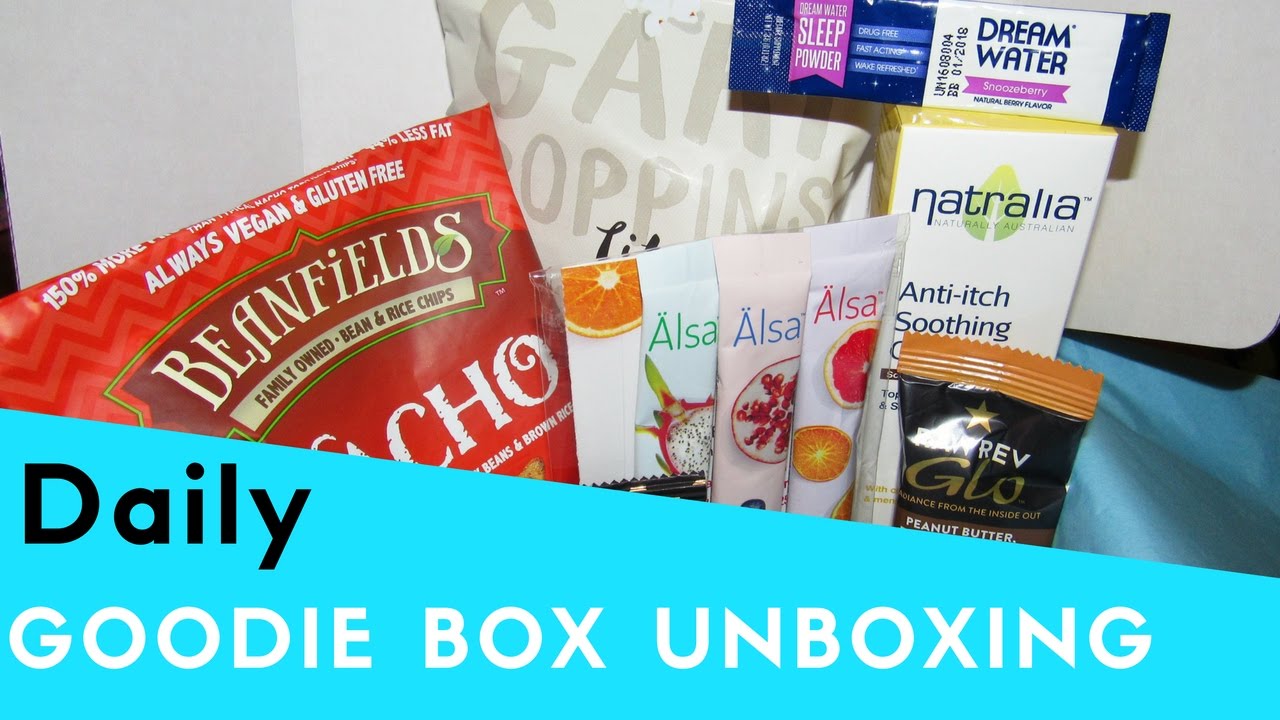Daily Goodie Box Unboxing! FREE Samples!!! Free Shipping too!!! - YouTube