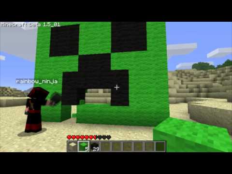 Mini Art With Rainbow Ep 1: Creeper Face - YouTube