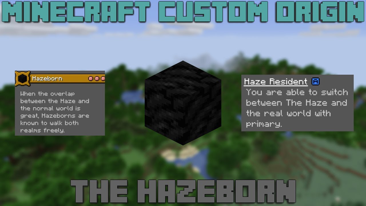 Minecraft Custom Origin: The Hazeborn! (Origins Mod) - YouTube