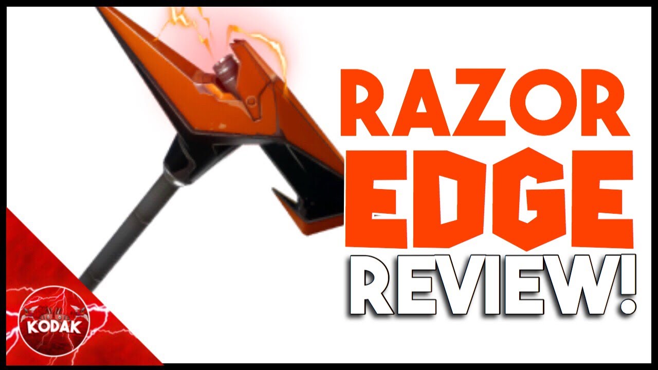 Razor Edge Pickaxe REVIEW! Sound, Trail, and MORE! [Skin Review 12 ...