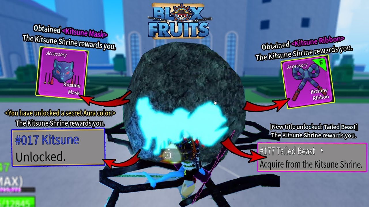 BLOX FRUITS UPDATE | (Full Guide) Trong Sự Kiện Đảo Kitsune Island 2 Đồ ...