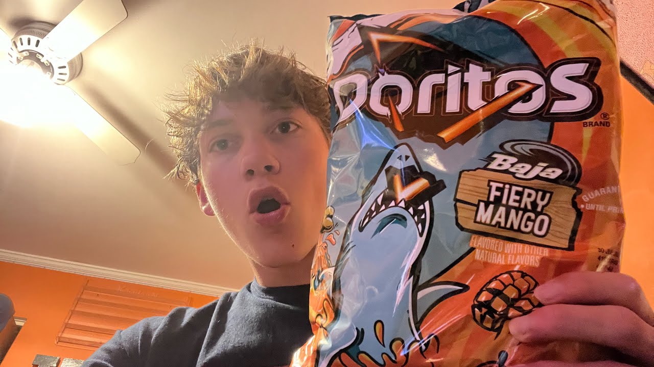 Trying Baja Fiery Mango Doritos - YouTube