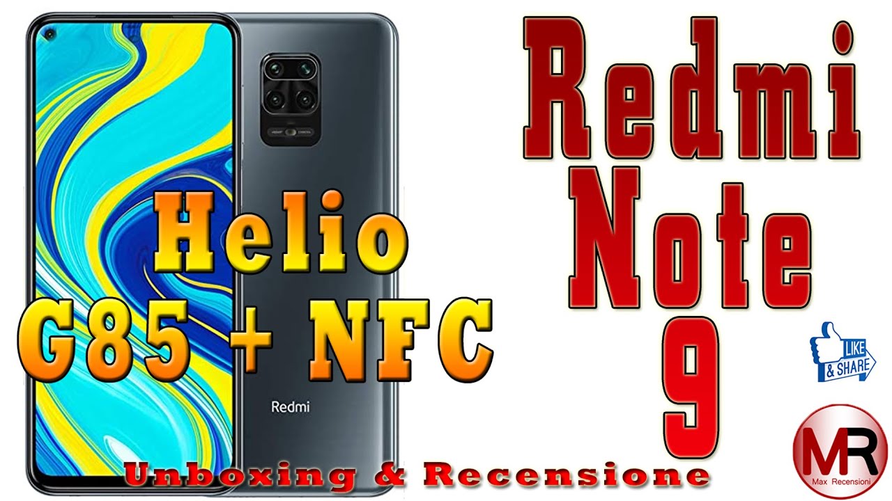 Redmi Note 9: Helio G85, 128Gb Ufs, NFC, 5020mAh a meno di 170€ - YouTube