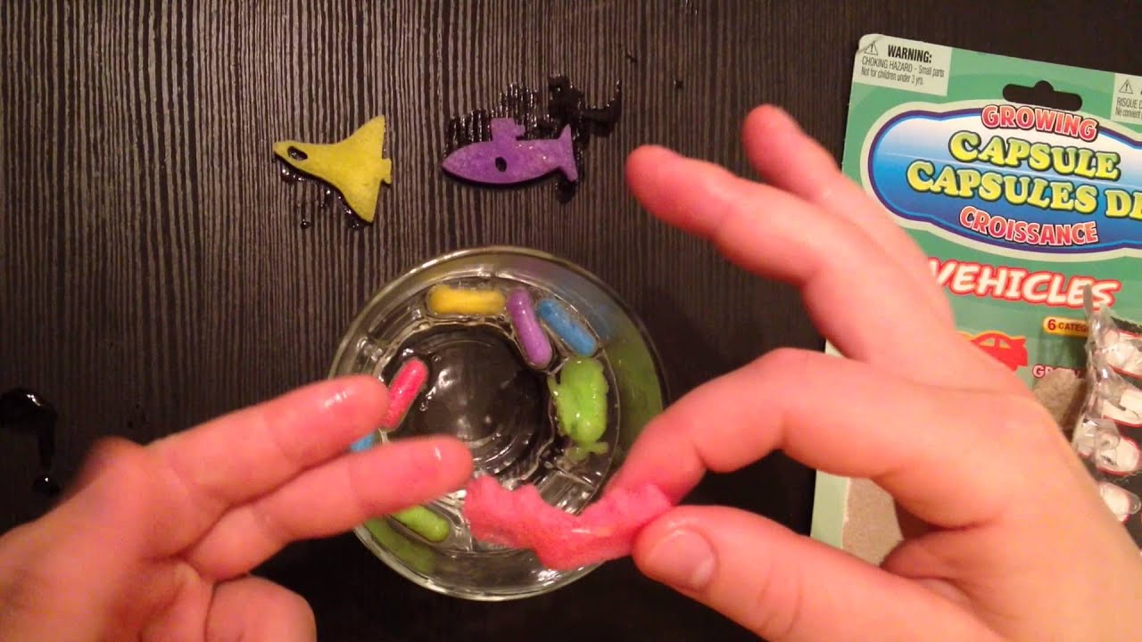 Magic growing capsule - YouTube