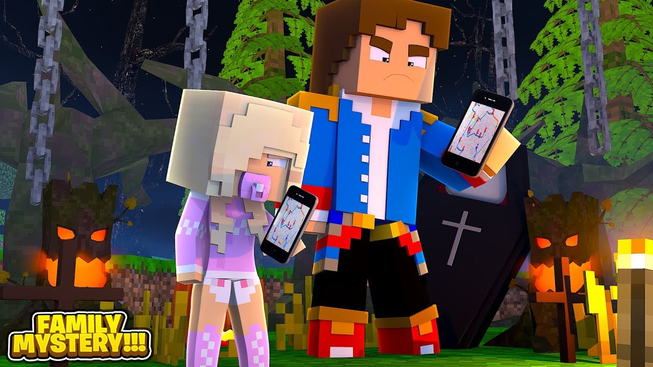 Minecraft FAMILY MYSTERY - LITTLE DONNY AND BABY KAYLA TRACK LEAH'S ...