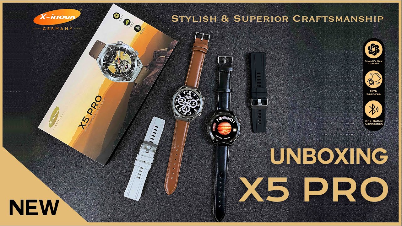 🌟X5 PRO ｜ Stylish Smart Watch ｜ X-INOVA - YouTube