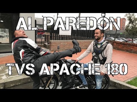 AL PAREDON TVS APACHE 180 #FULLGASS