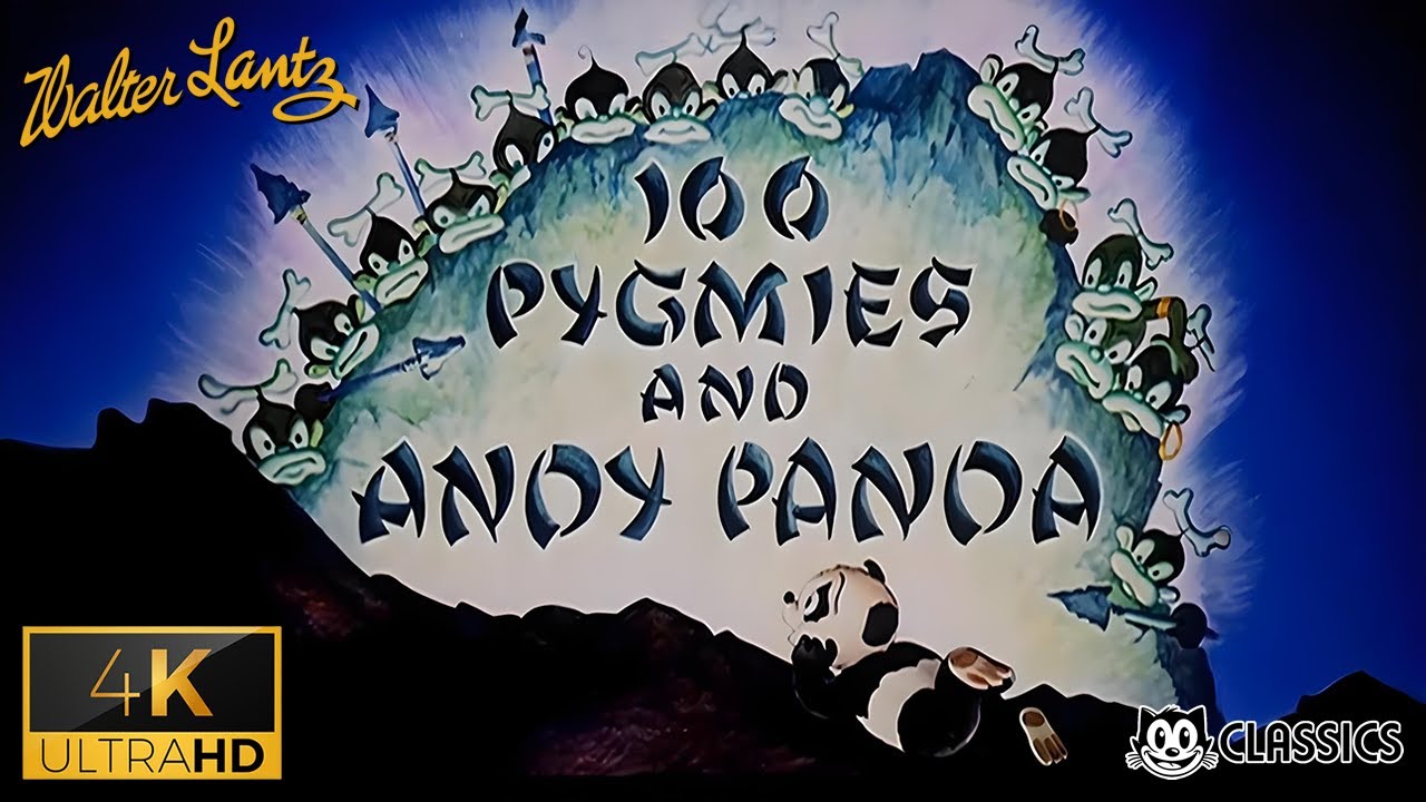 Andy Panda: 100 Pigmeus e Andy Panda Dublado (1940) Remasterizado em 4K | Clássico Walter Lantz ...