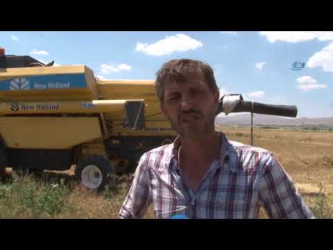 Elazığ'da Biçerdövercilerin Zorlu Mesaisi