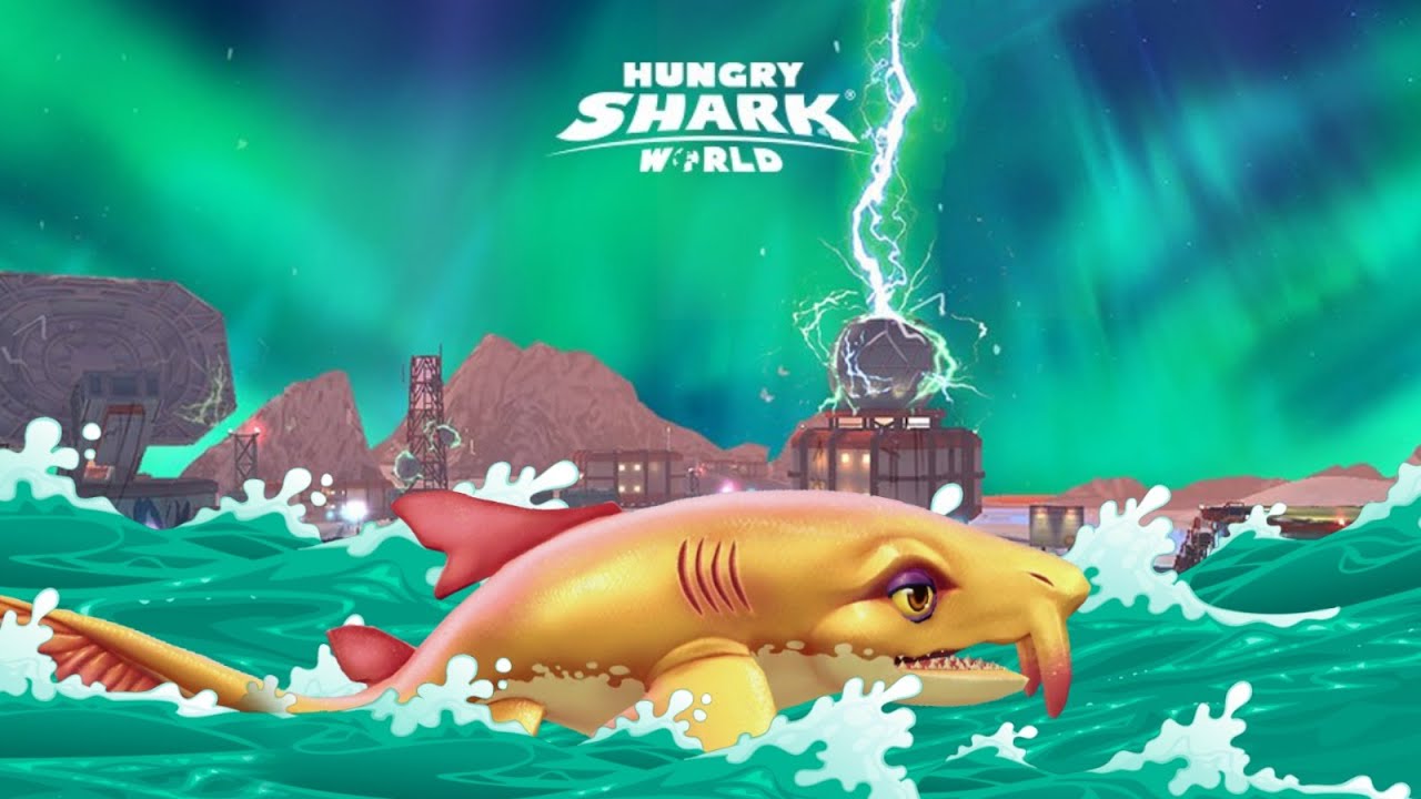 NURSE SHARK PASSING ARCTIC APOCALYPSE MAP - Hungry Shark World - YouTube