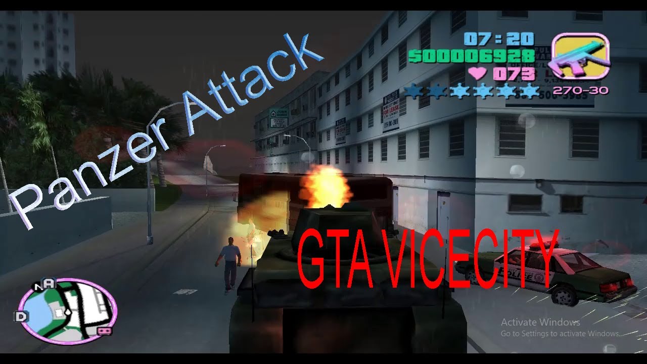 PANZER ATTACKS, IN GTA VICE CITY - YouTube