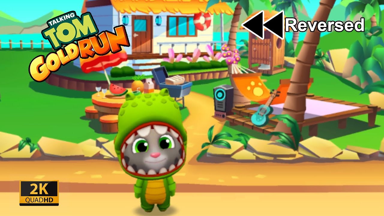 Talking Tom Gold Run - Dino Tom - Reversed Gameplay | Part 41 - YouTube