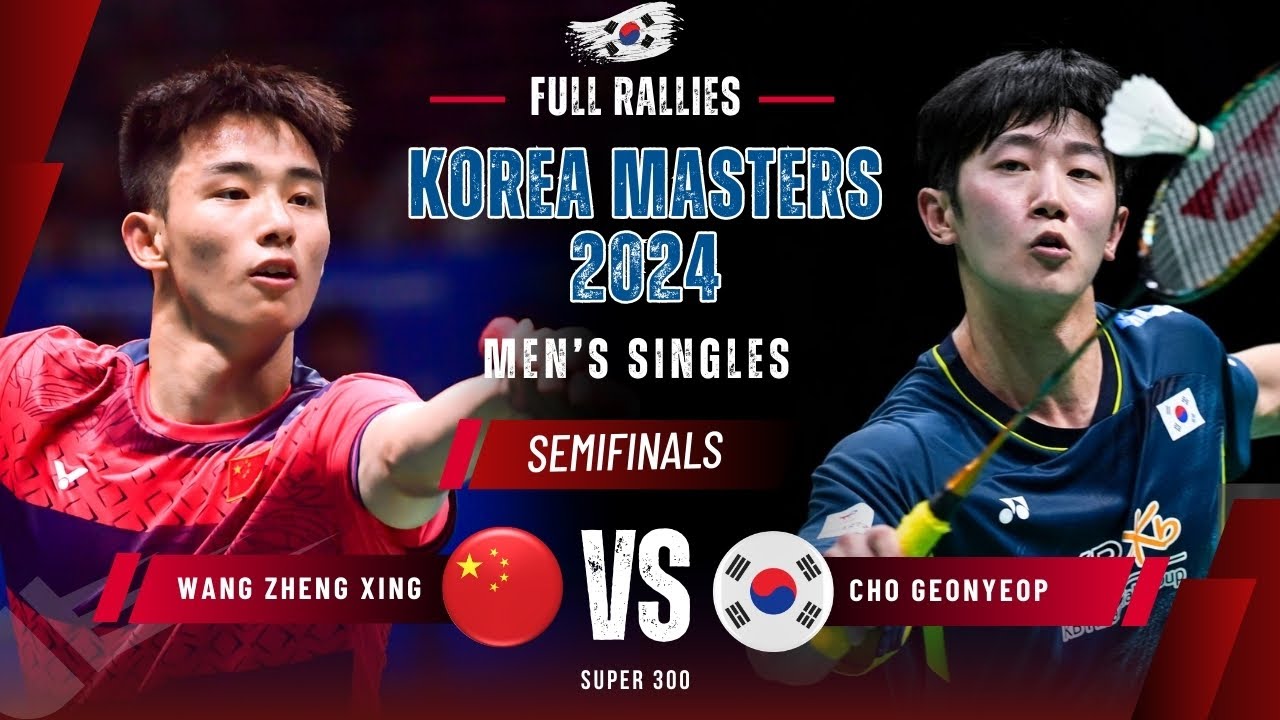 Wang Zheng Xing (CHN) vs Cho Geonyeop (KOR) - SF | Korea Masters 2024 ...