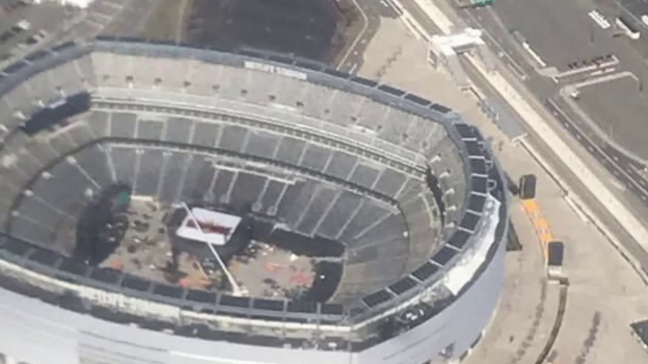New Look At Wrestlemania 35 Stage - YouTube