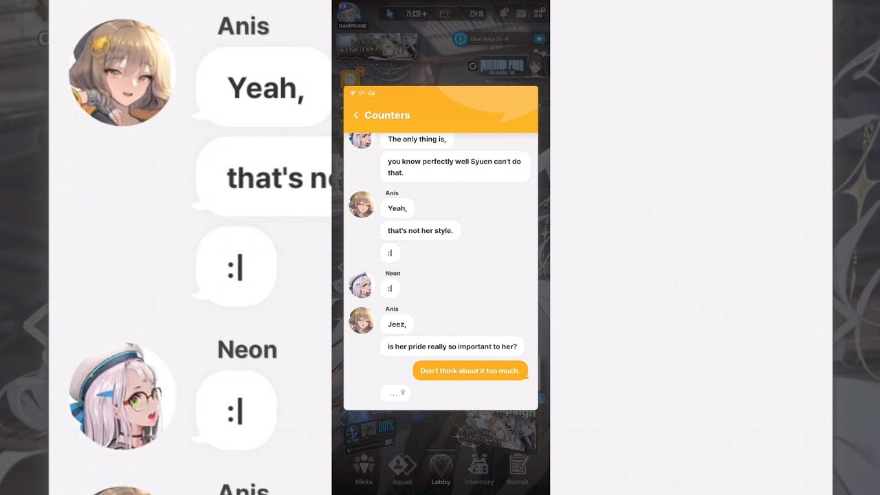 Goddess of Victory: Nikke - Counters' group chat - YouTube