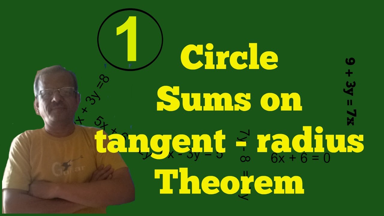 Tangent Radius Theorem : Circle Class X - YouTube