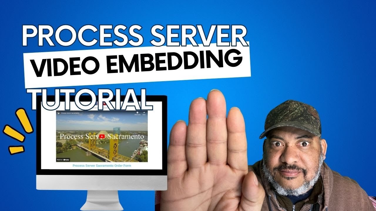 How To Embed A Process Server Video onto Your Website - YouTube