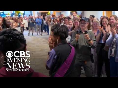 Nurse who went above and beyond gets heartfelt send-off: \