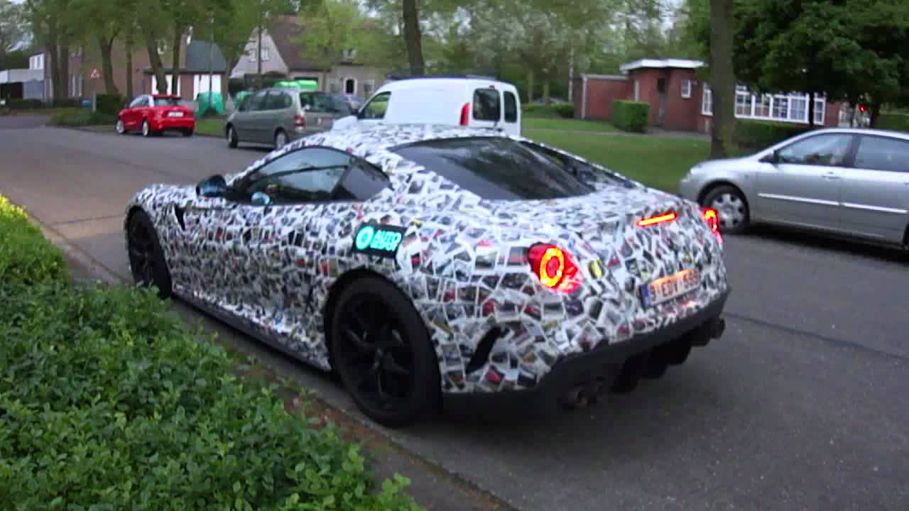 Wrapped Ferrari 599 GTO Full rev's, and drive away 720p HD!!! - YouTube
