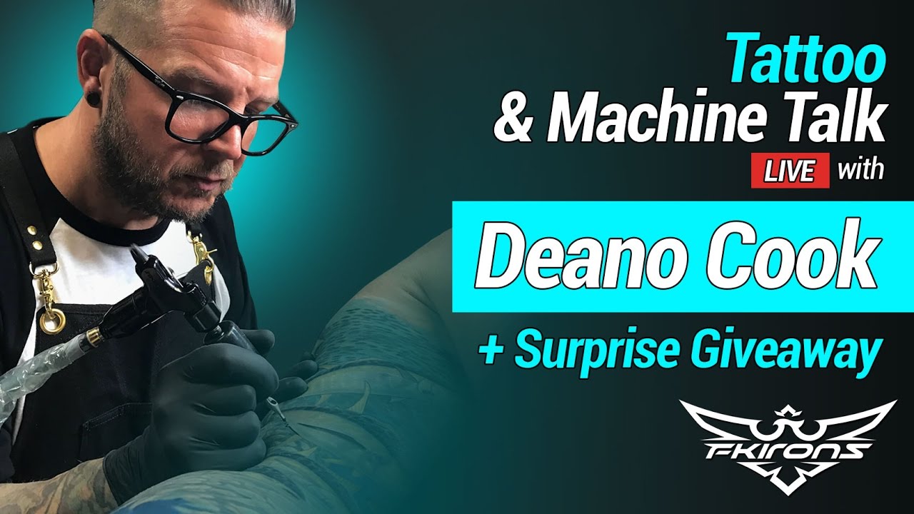 Tattoo & Machine Talk with Deano Cook + Surprise Giveway - YouTube