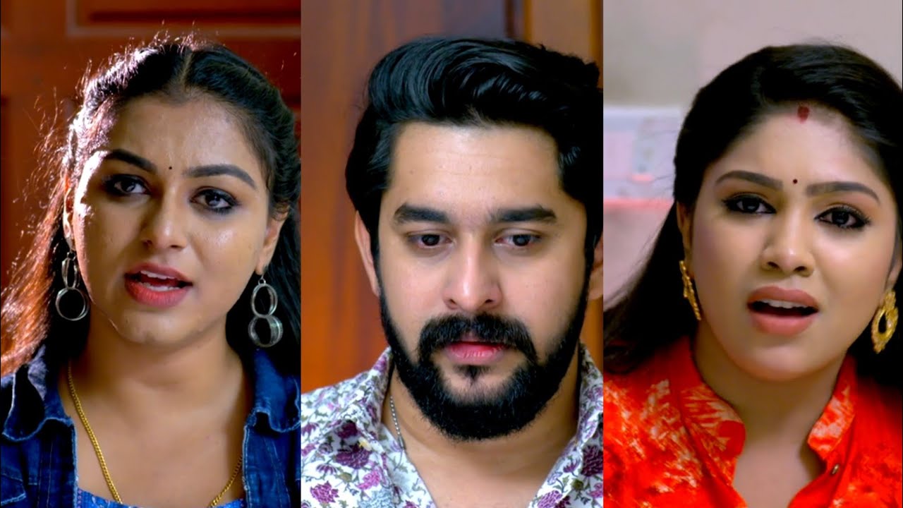 രമേശൻ സഞ്ജനയെ കൊണ്ട് വരുമ്പോൾ യുദ്ധം തുടങ്ങി കഴിഞ്ഞു Thumbapoo serial ...