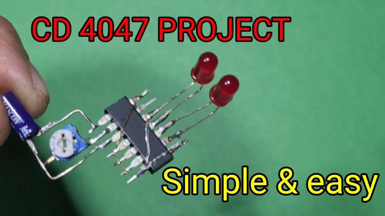 Simple CD4047 IC project | @Shaktitechshakti - YouTube