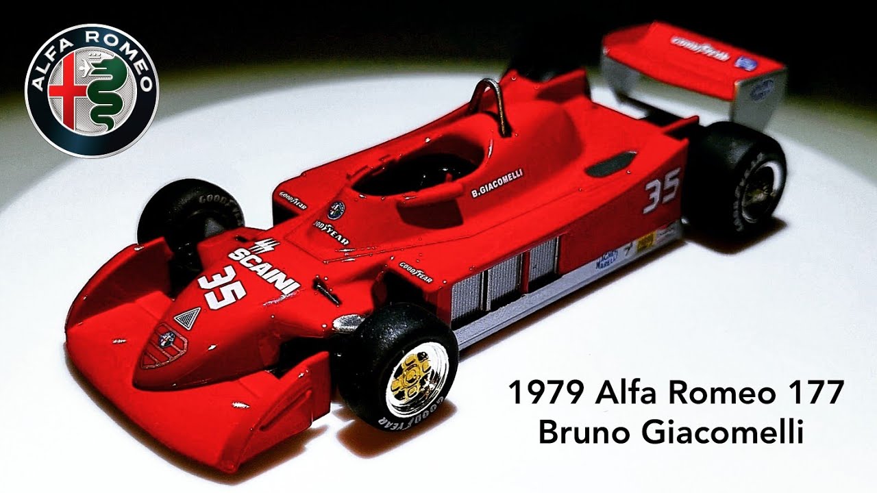 Alfa Romeo 177 F1 1979 B.Giacomelli escala 1/43 - YouTube