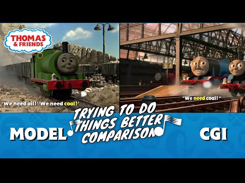 Trying To Do Things Better | Comparison | Model vs. CGI | Thomas And Friends