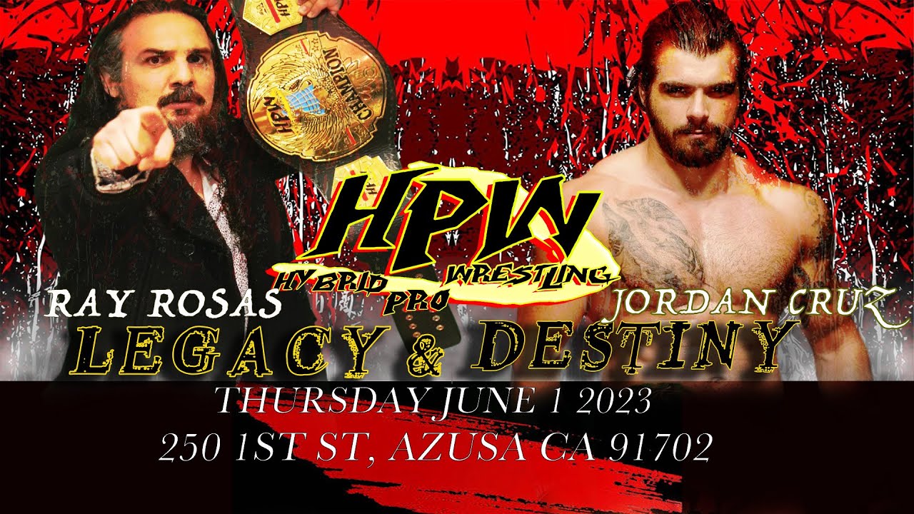 Hybrid pro Wrestling Legacy & Destiny Ray Rosas Vs Jordan Cruz - YouTube