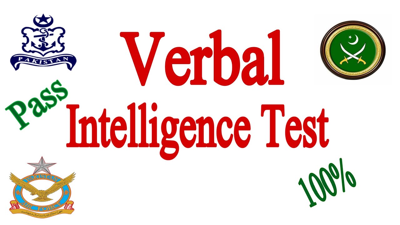How to Clear Verbal Intelligence Test | Verbal Intelligence Test MCQs ...