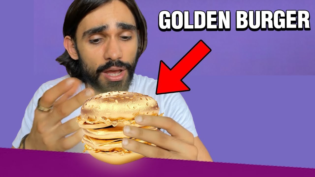 I Ate The Golden BILLIONAIRE Burger at Burj Khalifa | ULTIMATE Food ...