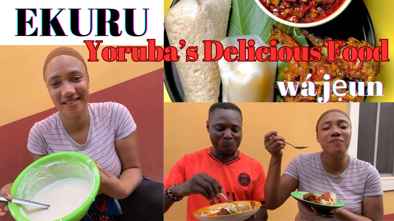 EKURU; (WHITE MOI-MOI) YORUBA’s most delicious food 🤤 - YouTube
