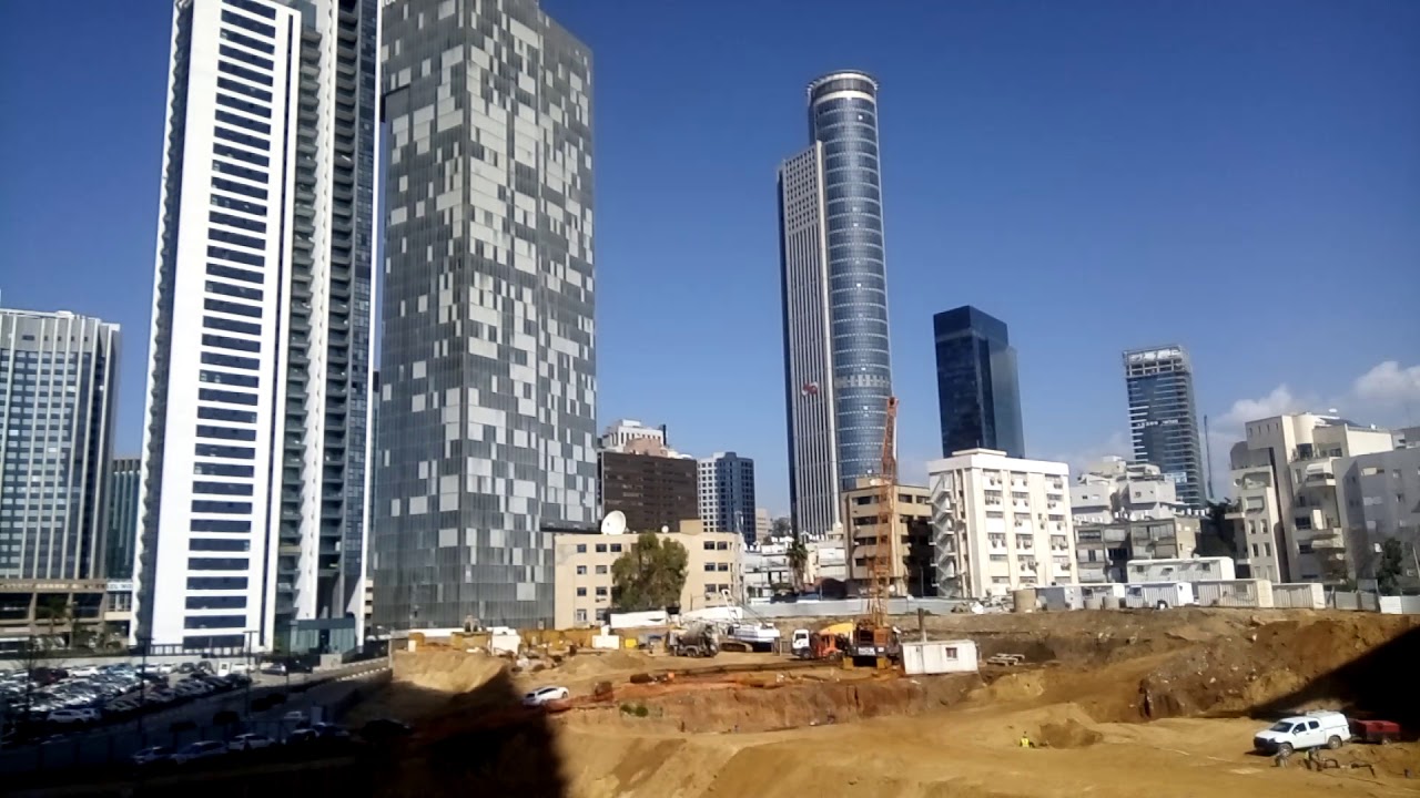Tel Aviv - Hi Tower & Rubinstein Tower - February 2018 - YouTube