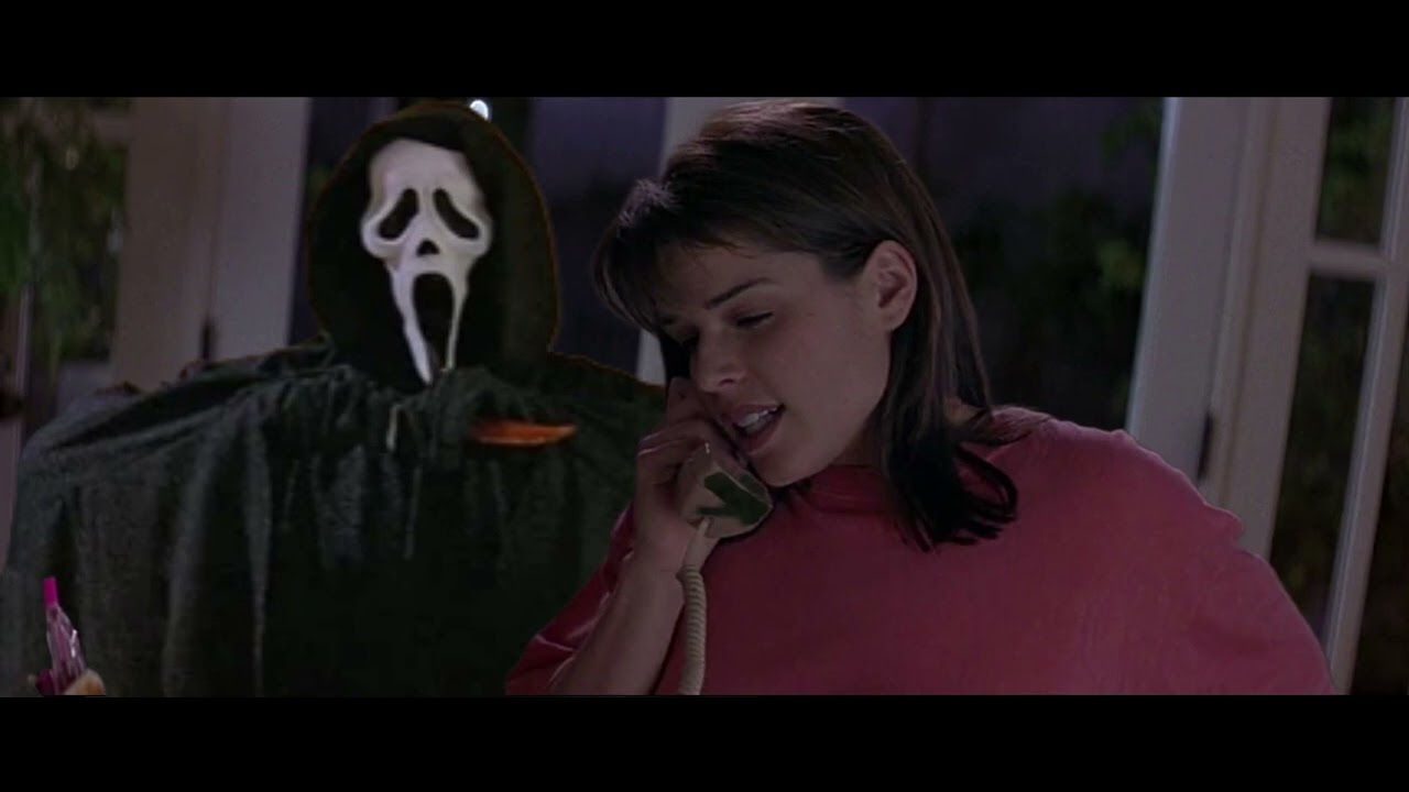 Scream 1 1996 all lines Ghostface from another Sidney scene p 3 Made ...