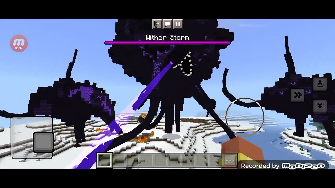 THE LIVING WHITER STORM ADDON,MOD(MCSM,MCPE) - YouTube