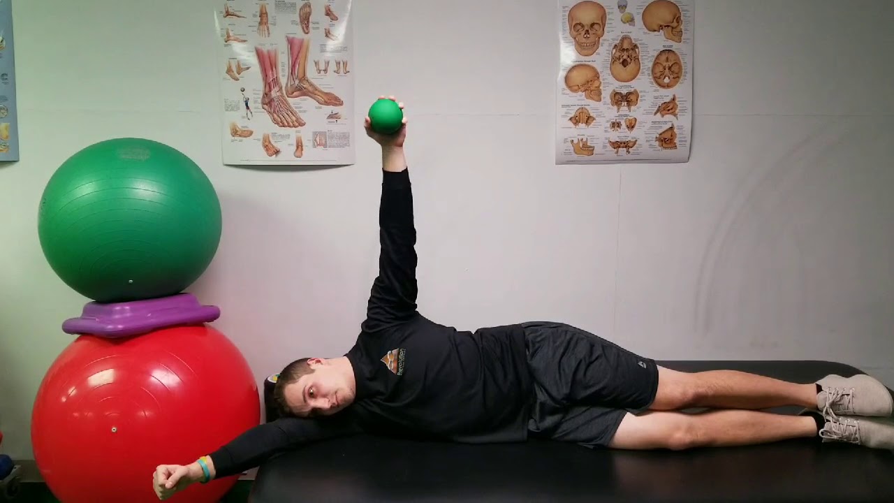 Sidelying Abduction Circles Shoulder and Scapular Mobilty Strength ...