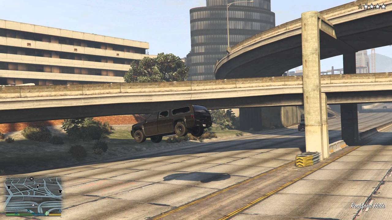 GTA 5 Stunt #46 +Map Location: Del Perro Freeway - YouTube