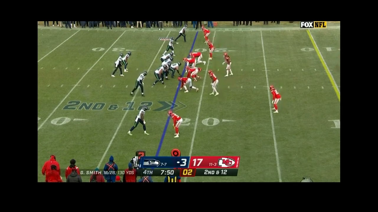 Geno Smith throws a Interception vs Chiefs - YouTube