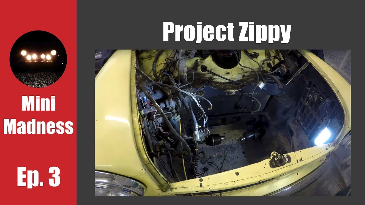 Project Zippy Episode 3 - Stripping the Engine Bay - YouTube