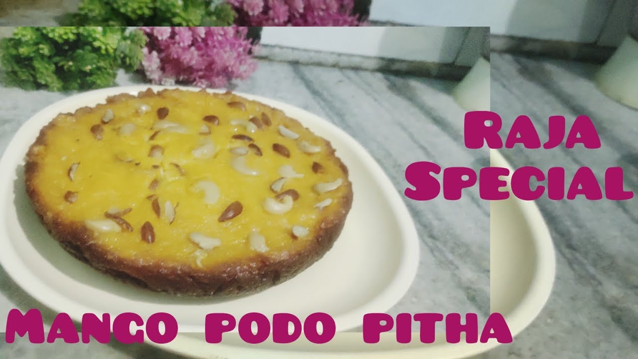 Raja special mango poda pitha It is very easy to make and tasty to eat ...
