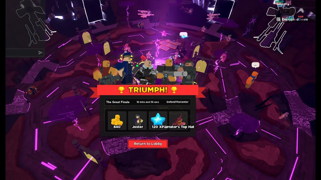 Roblox - TDS Act 3 triumph with randoms (stratless) - YouTube