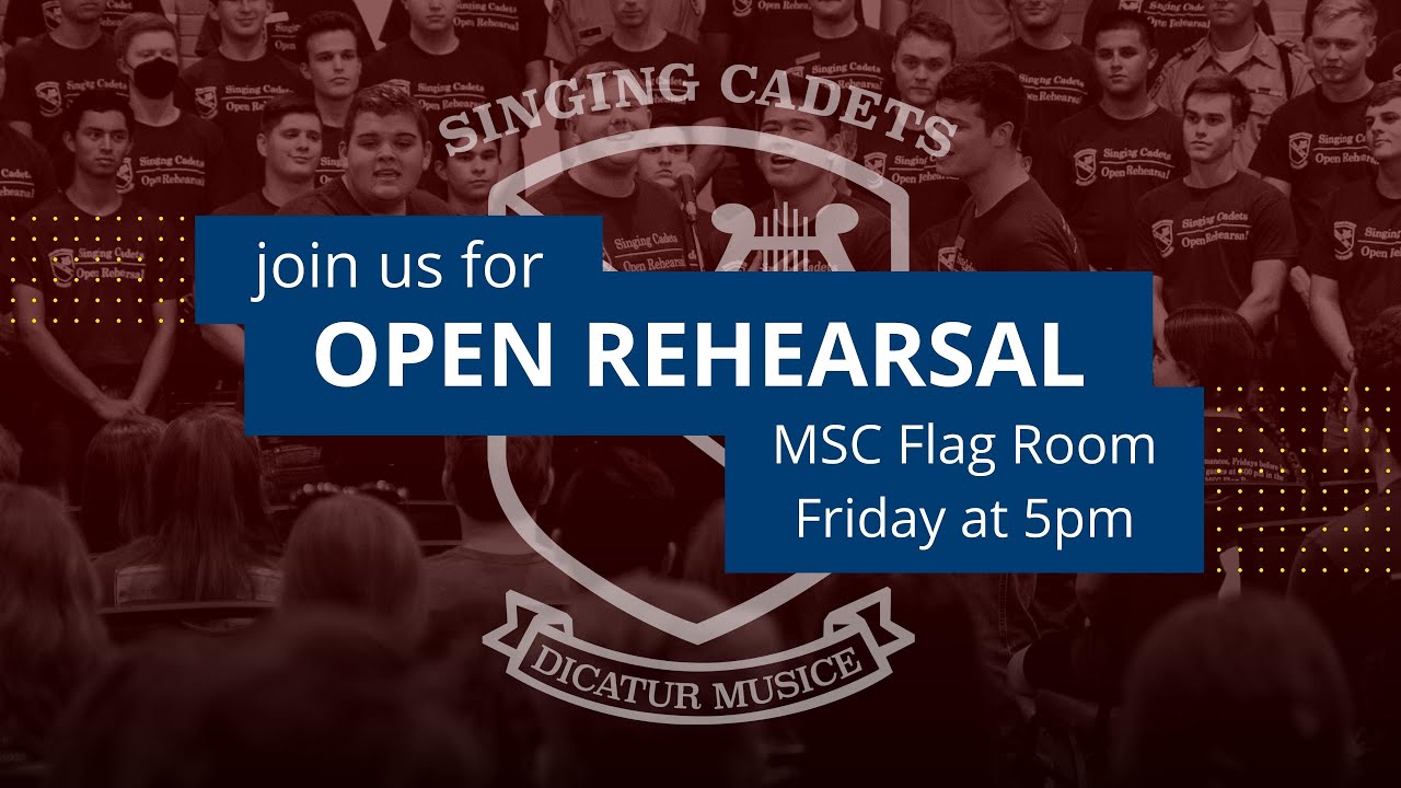 Texas A&M Singing Cadets Open Rehearsal 2015 - YouTube